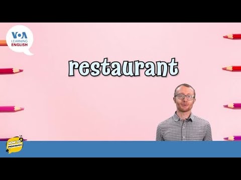 How to Pronounce: Restaurant - YouTube
