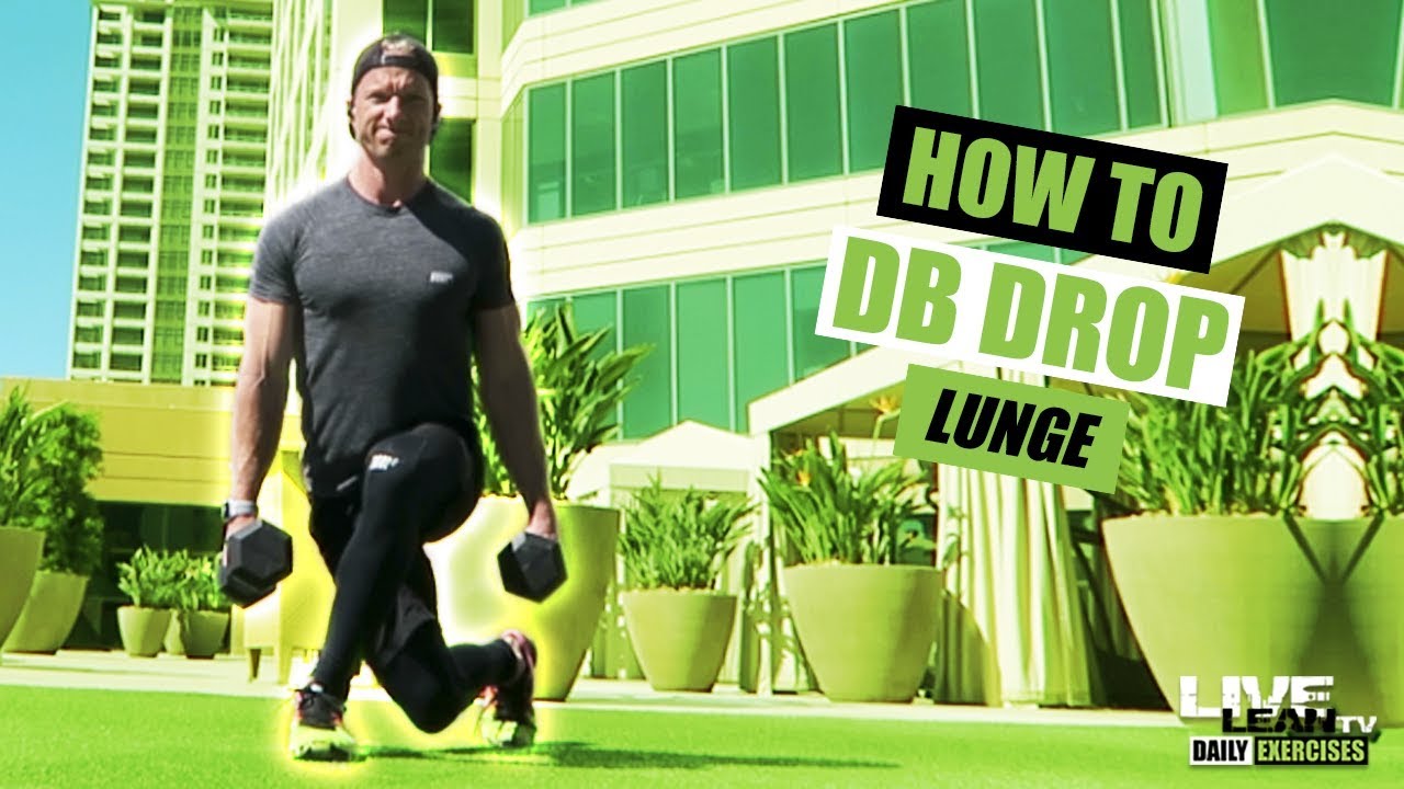 How To Do A DUMBBELL CURTSY LUNGE | Exercise Demonstration Video and ...