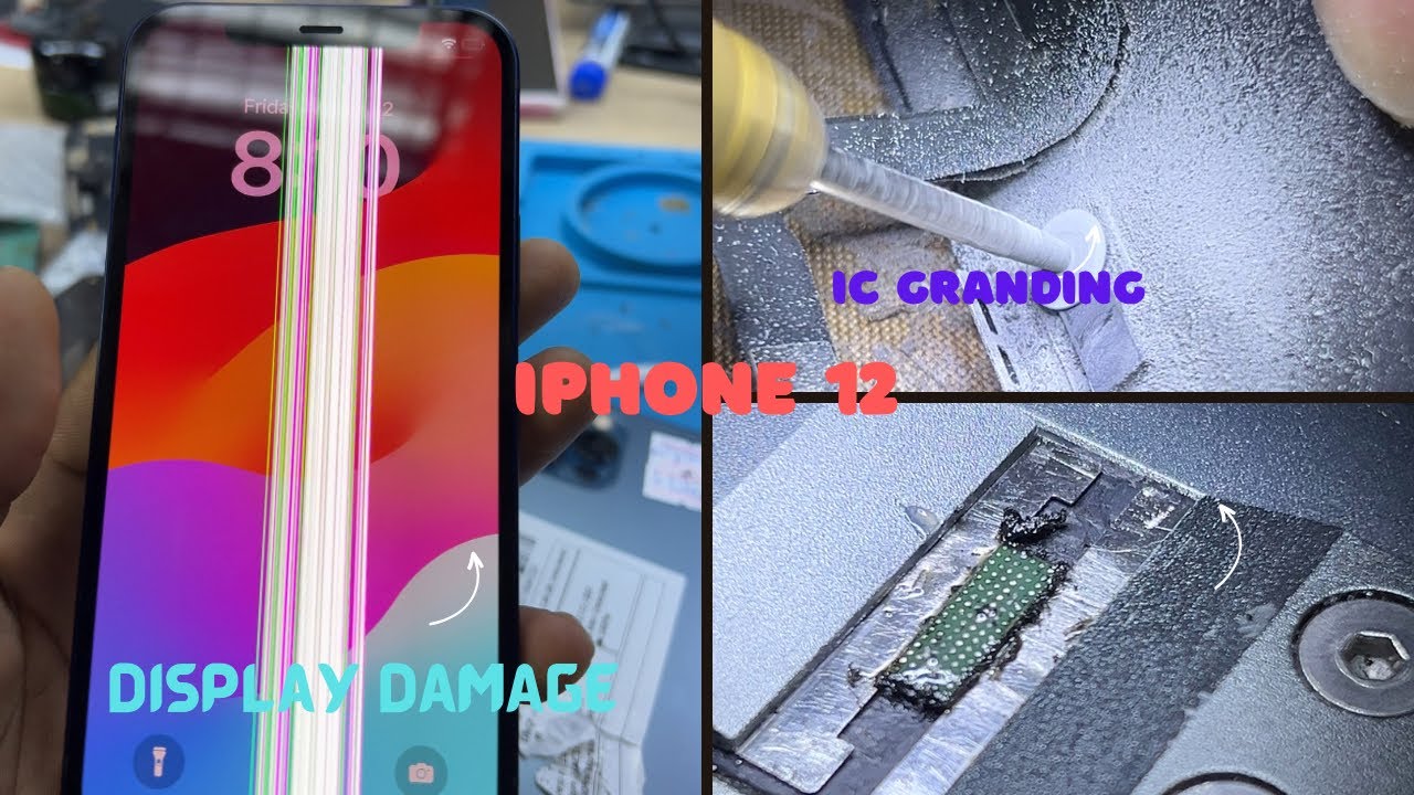 How to Change iphone(LCD)display/iphone 12 LCD change/dispaly mesge ...