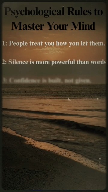 Psychological Rules to Master Your Mind - YouTube