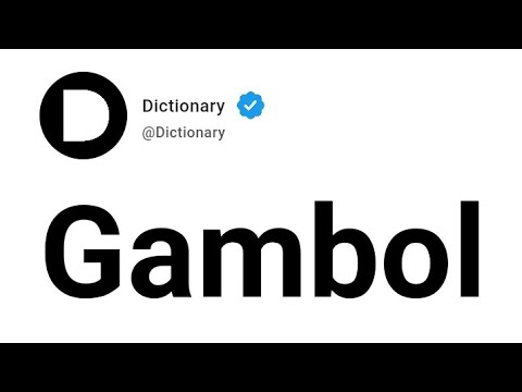 Gambol Meaning In English - YouTube