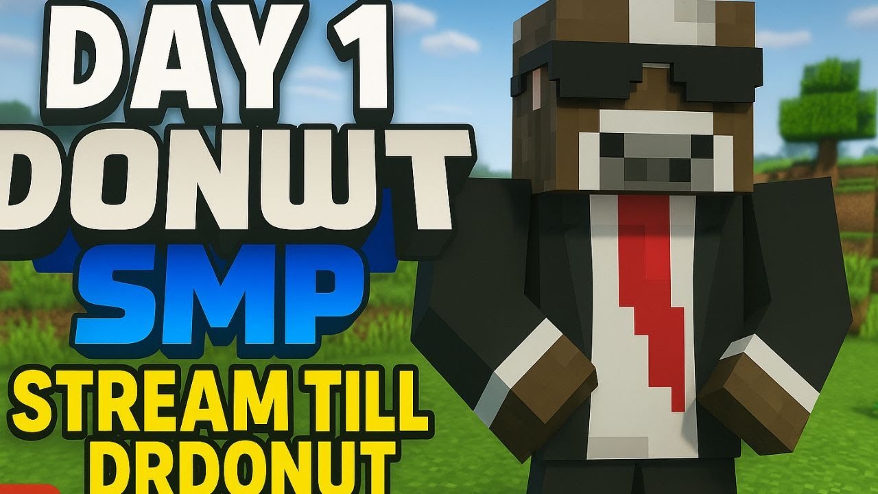 Donut Smp Stream Day 1 - YouTube