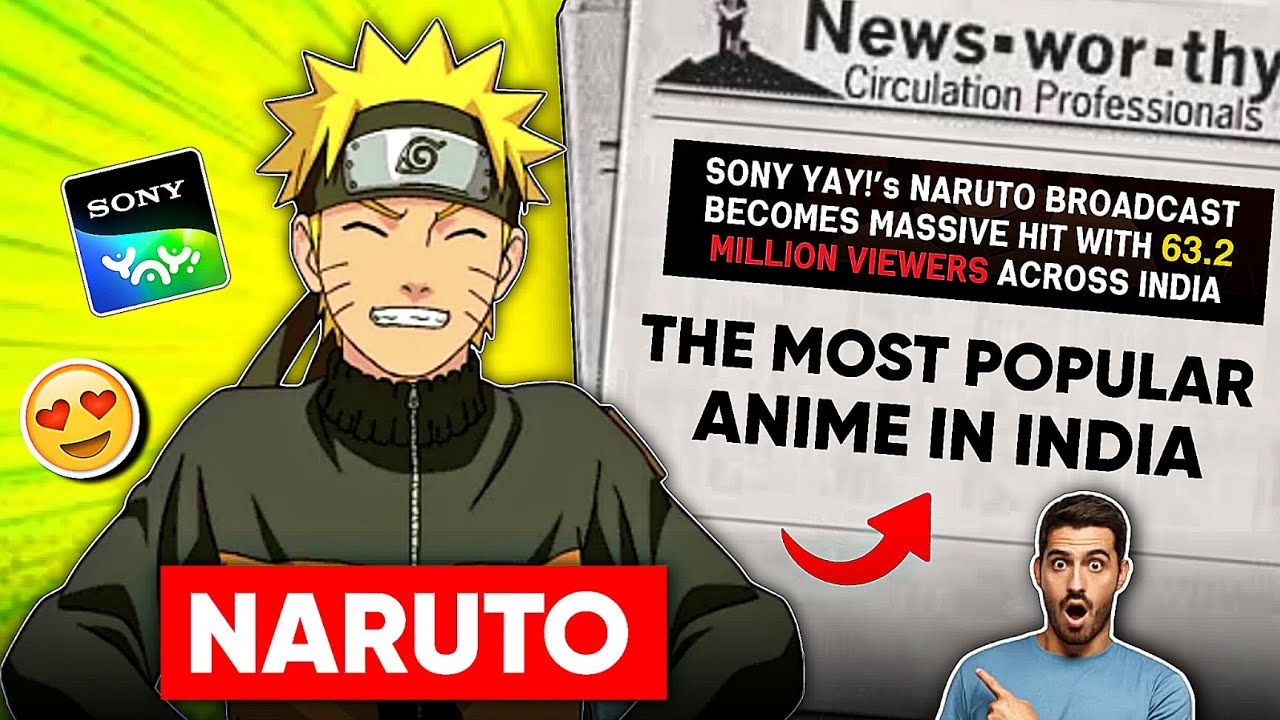 Naruto Has Become India's 🇮🇳 Most Popular Anime 🤯🔥| 100 Million Fans ...