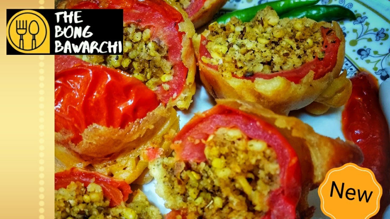 Easy Snack Recipe with Tomato in bengali|innovative recipe|unique ...