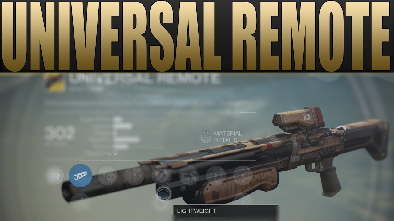 Destiny: Universal Remote Exotic Shotgun Gameplay + First thoughts ...