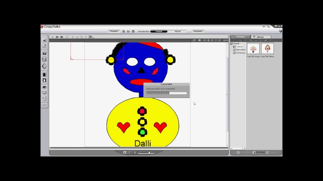 Crazytalk 6 auf deutsch tutorial - YouTube