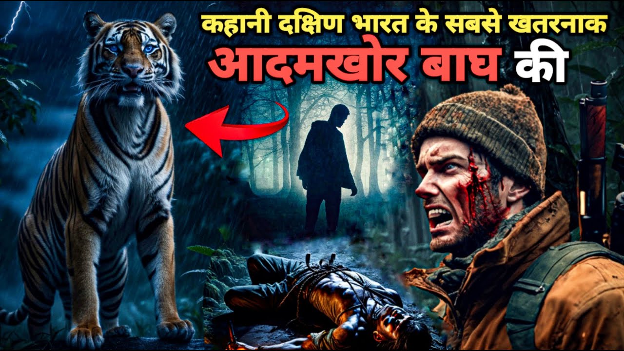 Story of The Most Dangerous Man Eating Tiger of South India । Hosdurga ...
