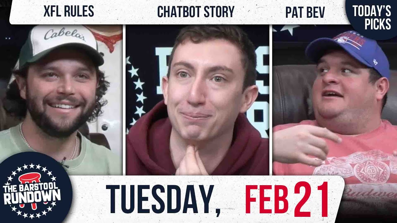 Rundown Panel Uses AI to Write a Story | Barstool Rundown - February 21 ...