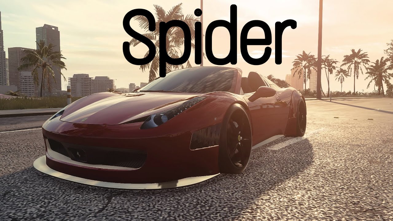 NFS HEAT - FERRARI 458 SPIDER '11 BEST BUILD & ENGINE - YouTube