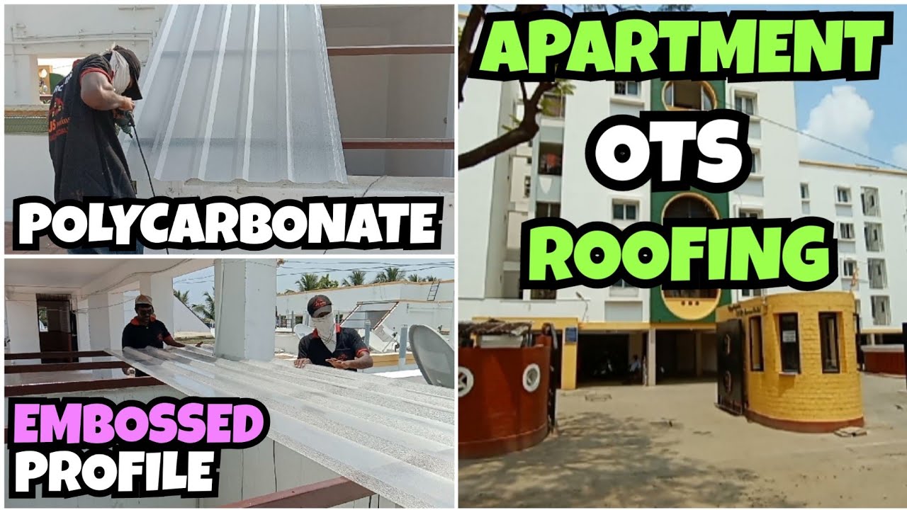 apartment ots roofing | polycarbonate embossed profile sheet ...