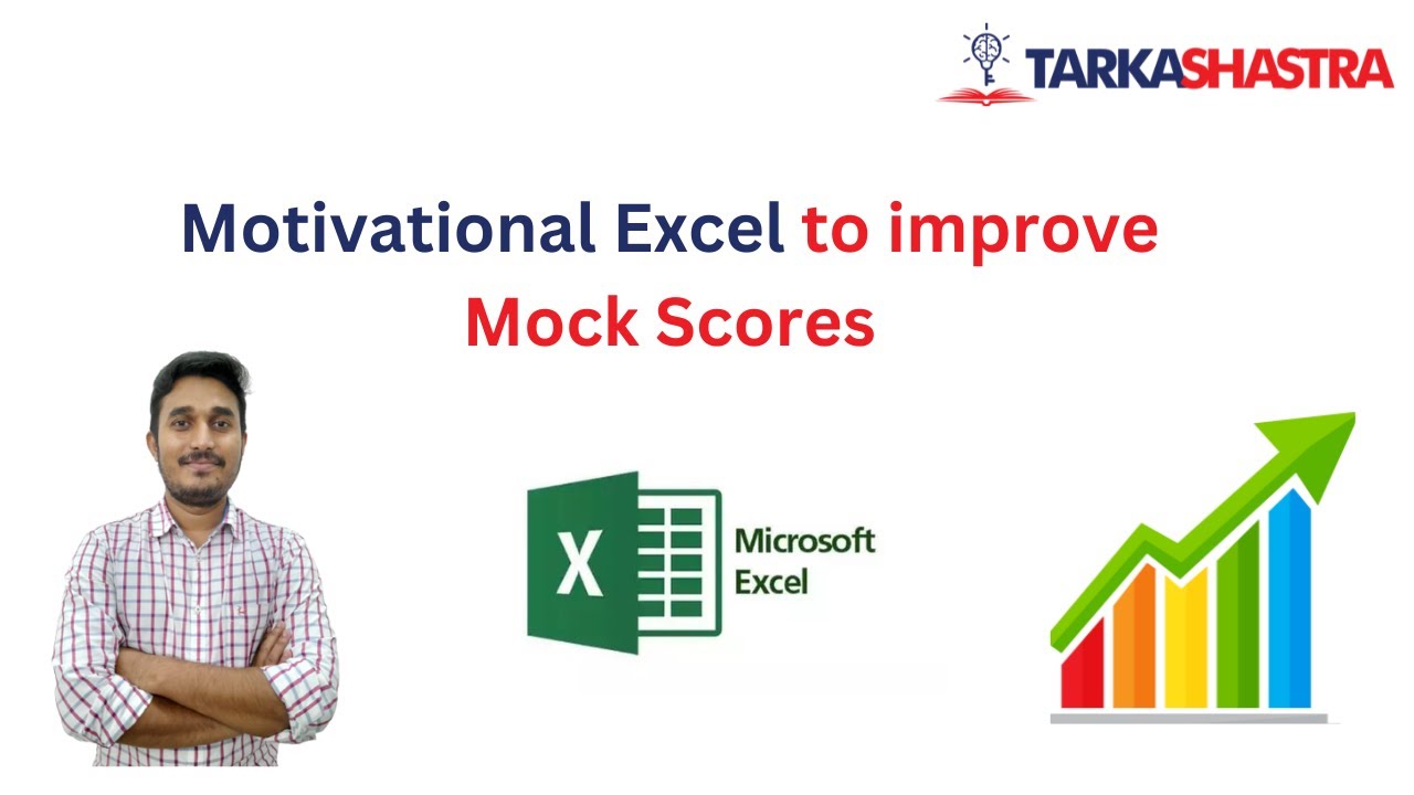 Motivational Excel to improve Mock Scores - Use for CAT, NMAT, SNAP ...