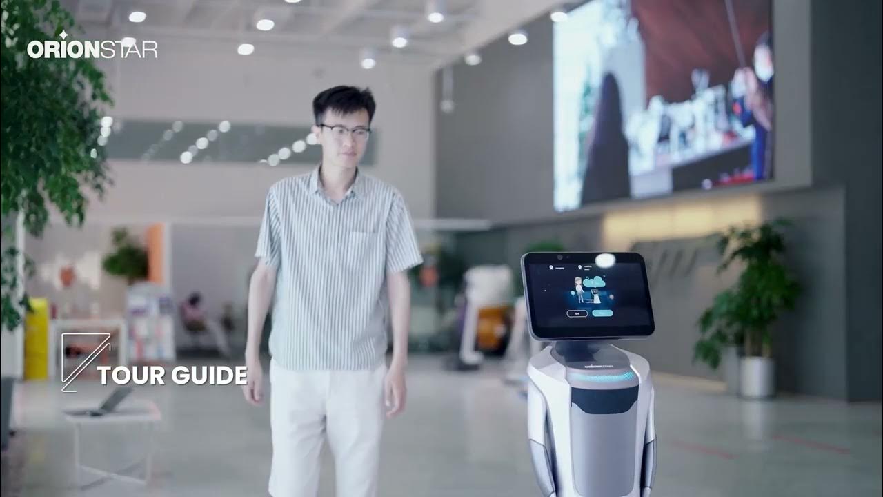 GreetingBot Nova: Office Reception Solution OrionStar Robotics - YouTube