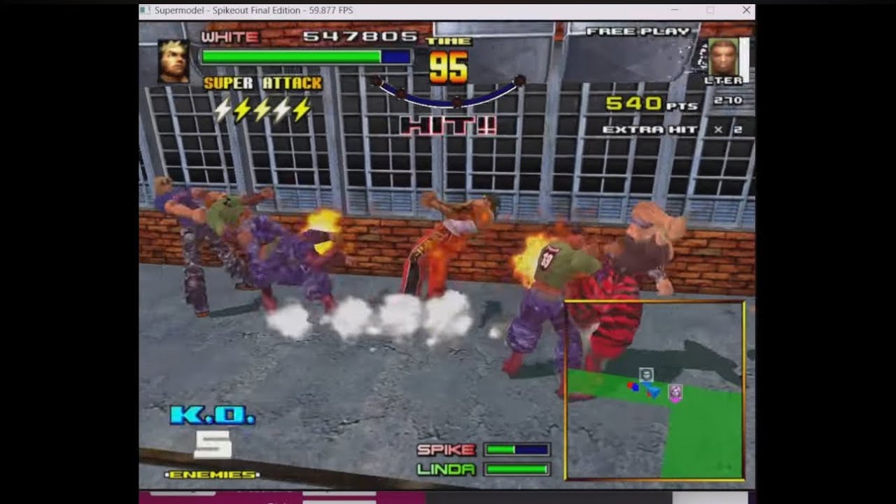 Spike out fe 3players all area 1cc pass 我是保鑣 - YouTube