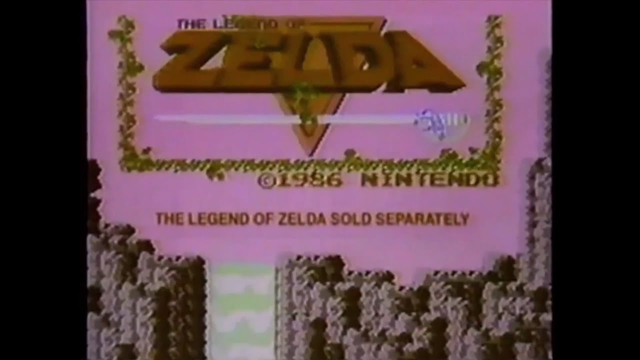 1988 The Legend of Zelda Really Rad Rap Nintendo NES Commercial - YouTube