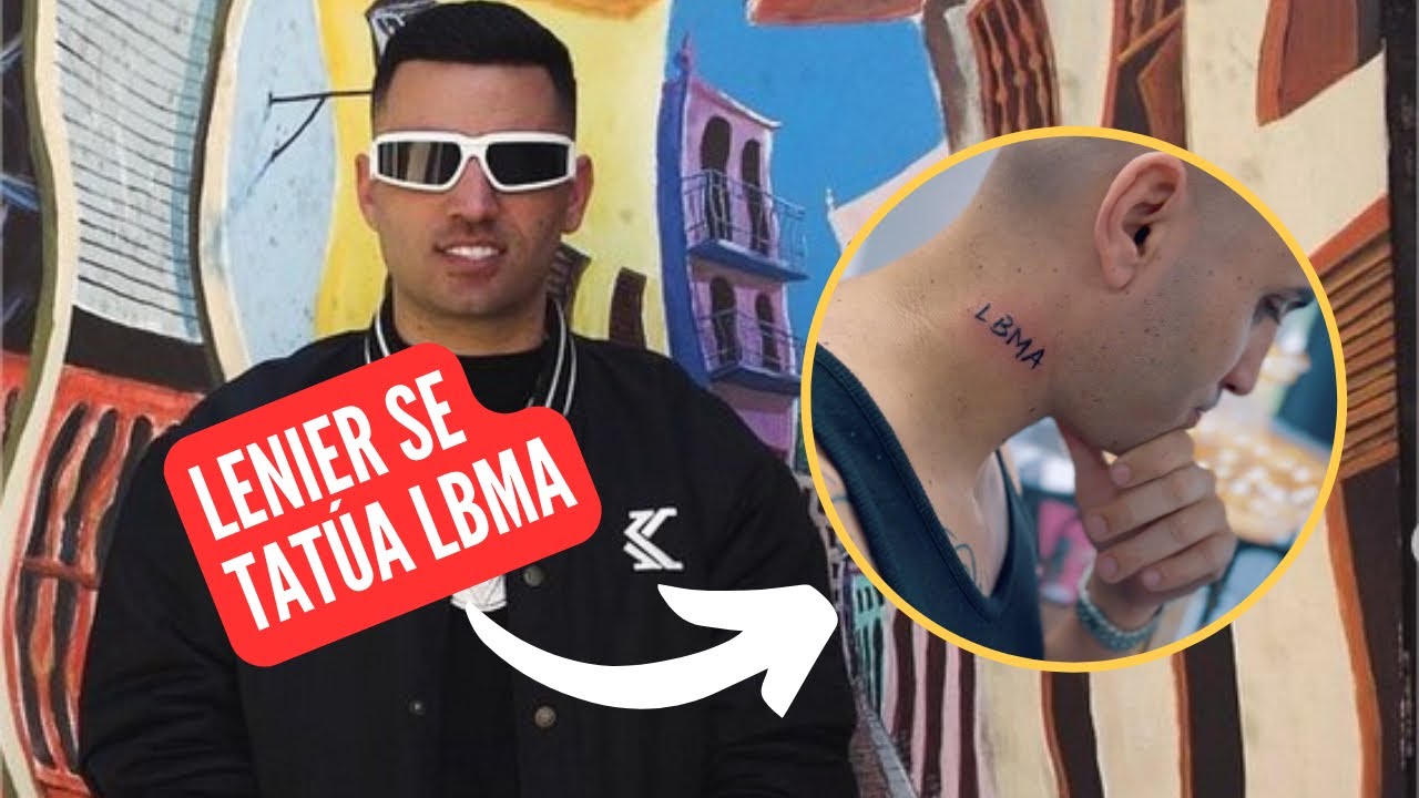 Lenier se tatúa LBMA en honor a EL TAIGER - YouTube
