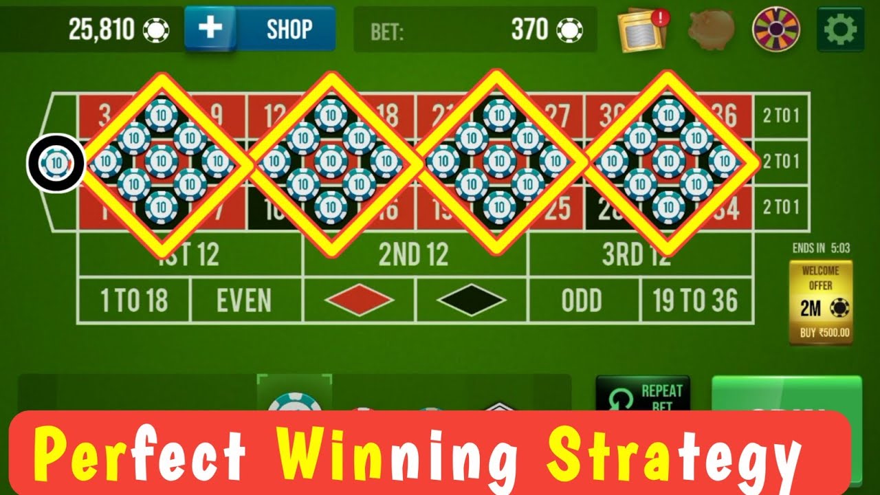 Perfect Winning Strategy || Roulette Strategy To Win || Roulette Tricks ...
