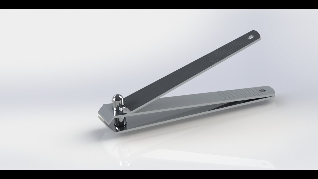 How to assemble Nail Cutter (Nail Clippers) in Solidworks? - YouTube