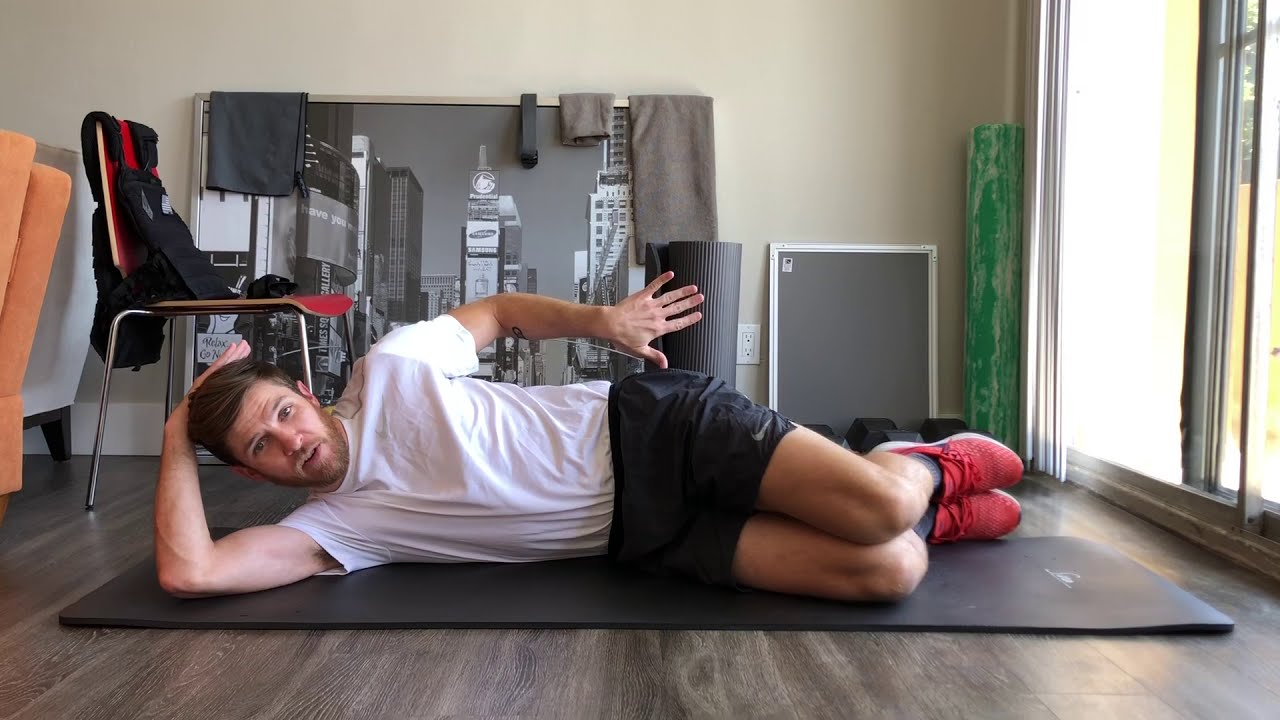 Sidelying Clamshell | Thomsen Physical Therapy - YouTube