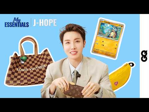 [ENG/마이에센셜] 개굴 개굴 개구리 키링부터 RM이 준 탕구리 카드까지 귀여운 거 다 있는 제이홉의 가방 속 (J-HOPE, BTS, LOUIS VUITTON, 루이 비통)
