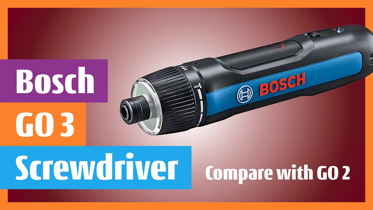 Bosch GO 3 versatile screwdriver LED for delicate applications preview ...
