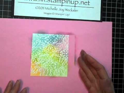 Card Play Episode #19 - Embossing Folder Wax Candle Resist - YouTube