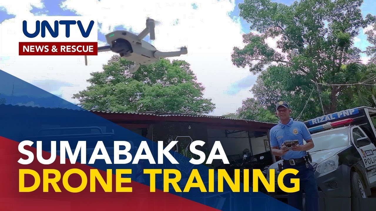 Ilang tauhan ng Rizal Police, sumabak sa drone training katuwang ang ...