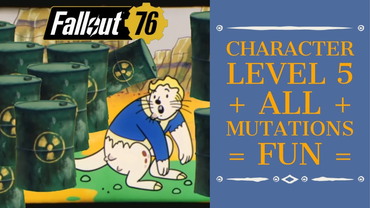 I Mutated lvl 5 Character with ALL MUTATIONS... For Science - Fallout ...