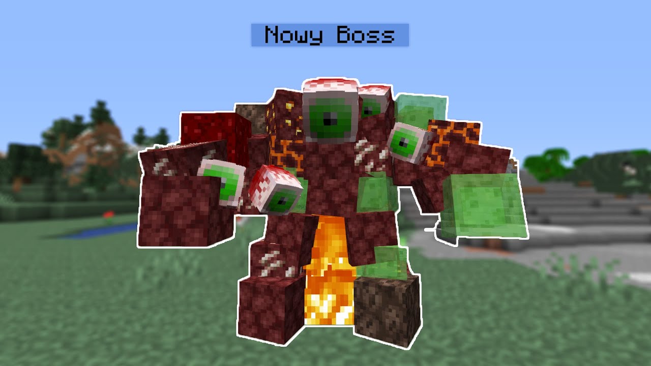 DODAŁEM *NOWE* BOSSY DO MINECRAFT! (są mega mocne) - YouTube