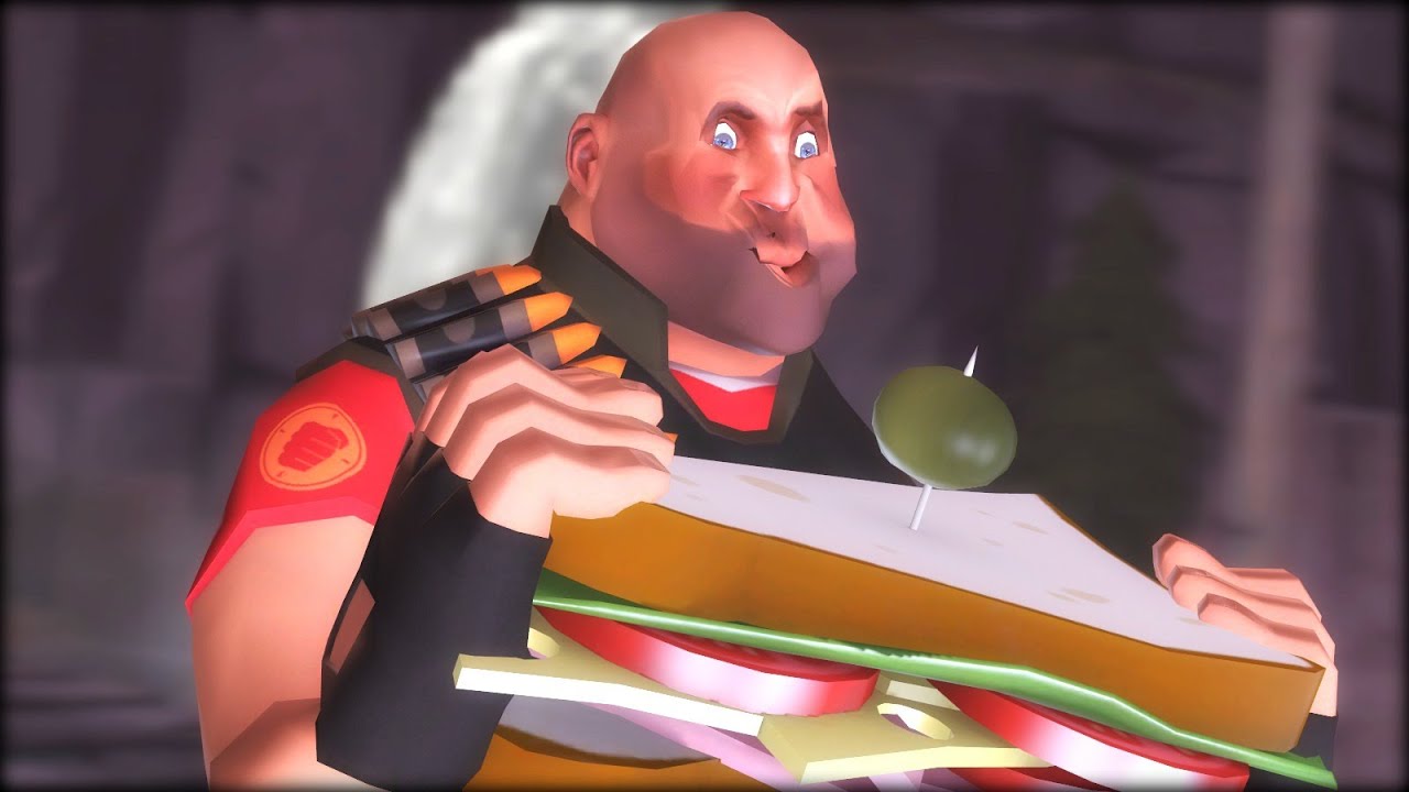 Heavy and His Sandvich [Heavy's And Medic's Adventure ] - YouTube