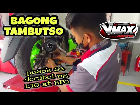 VMAX POWER PIPE for my HONDA PCX 160 / TAMBUTSONG DI KA KAKABAHAN - YouTube