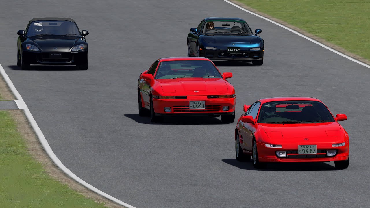 Toyota Supra 2.5 GT Turbo Vs Toyota MR2 GTS VS Honda S2000 VS Mazda ...