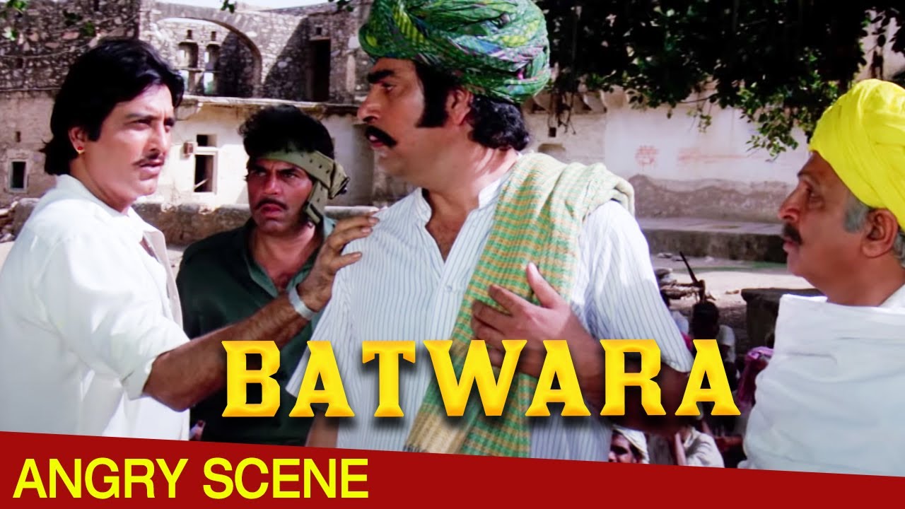 जब विनोद खन्ना को आया गुस्सा देखिये फिर क्या हुआ आगे | बटवारा हिंदी ...