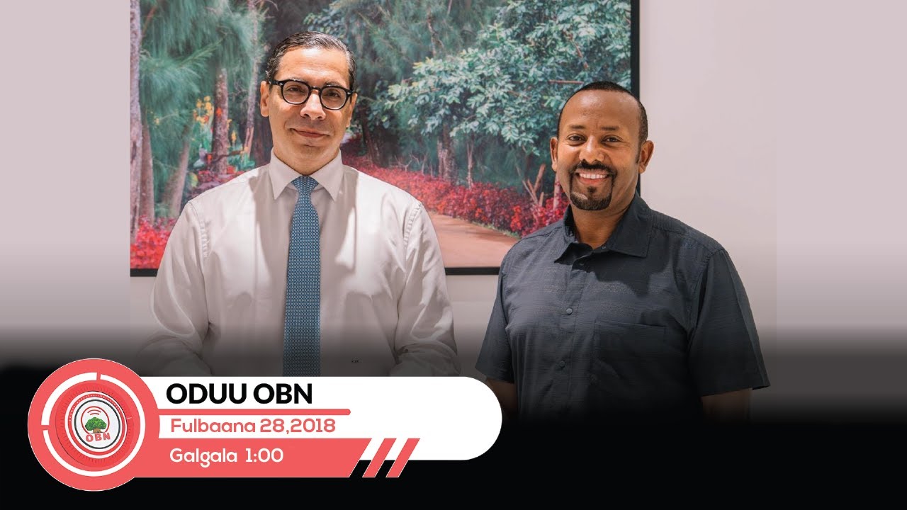 Oduu Galgala Sa'aatii 1:00 OBN Fulbaana 28,2018 - YouTube