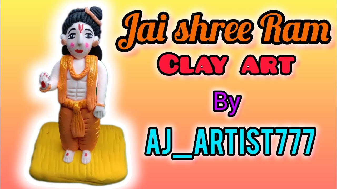 How to make shree Ram murti from clay. ram navmi special. #clay #ram # ...