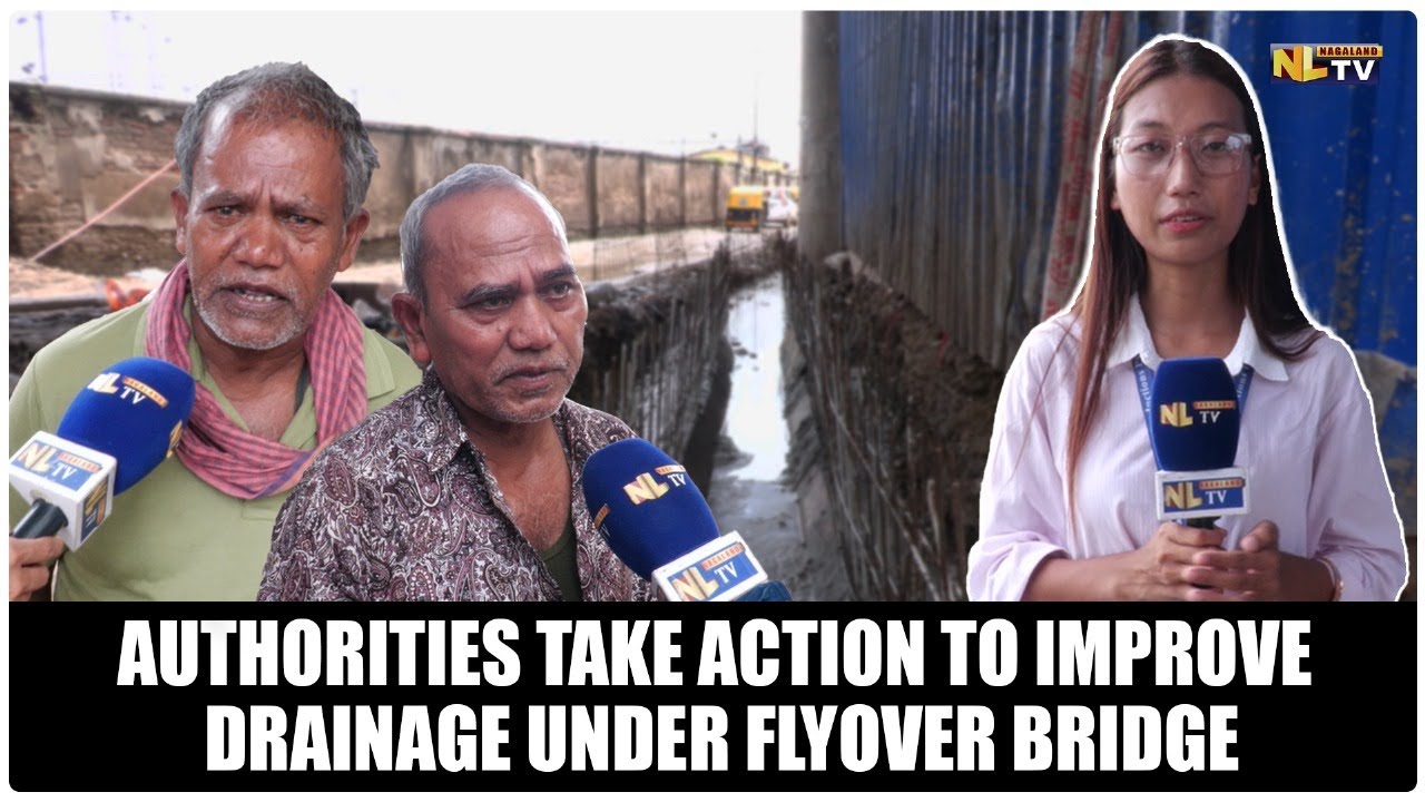 AUTHORITIES TAKE ACTION TO IMPROVE DRAINAGE UNDER FLYOVER BRIDGE - YouTube