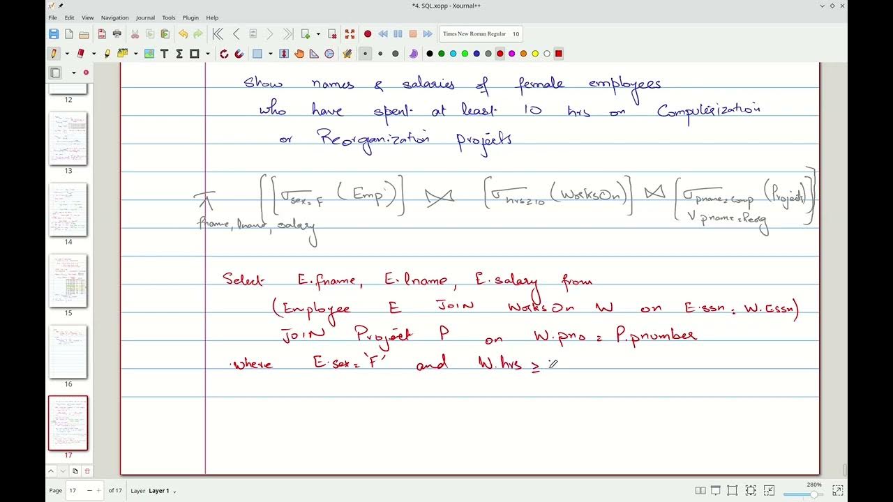 Multiple Nesting in SQL Queries - YouTube