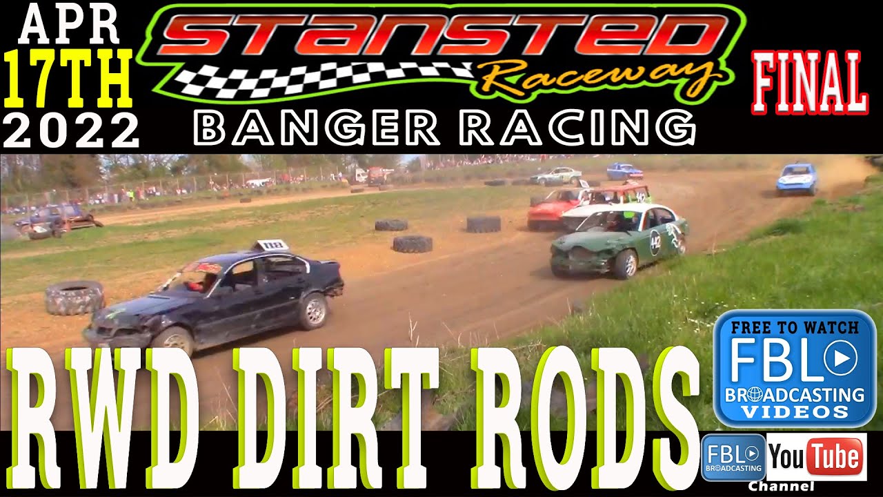 Stansted Raceway. Banger Racing. RWD Dirt Rods Final. 17th April 2022 ...