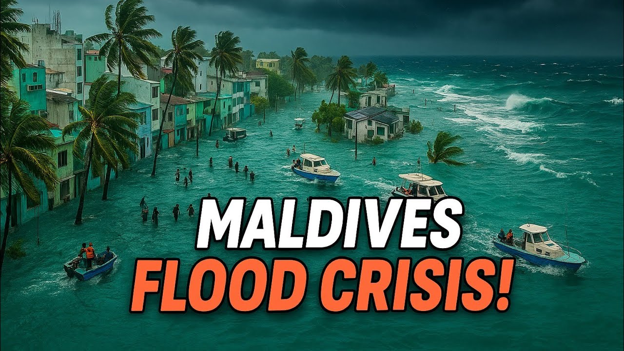 Flood in Malé MALDIVES #flood ഒരു മഴ വന്നാൽ March 2 - 2025 During rain🤯 ...