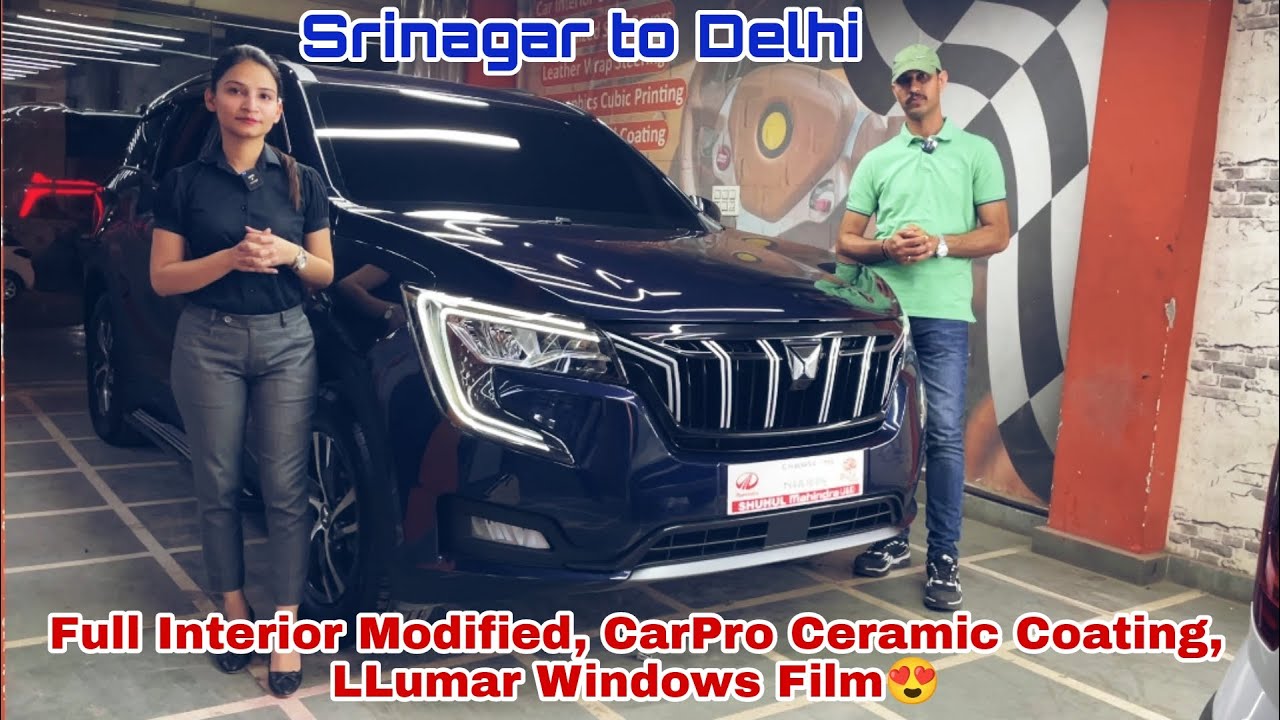 2022 XUV700 Full Interior Modified with CarPro Ceramic Coating & LLumar ...