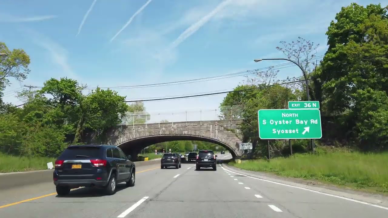 Northern State Pkwy on Long Island, NY | eastbound spring 2023 - YouTube