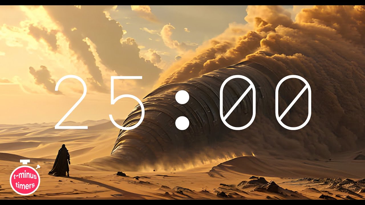 25 Minute Timer | Dune Inspired, Cinematic Instrumental Playlist - YouTube