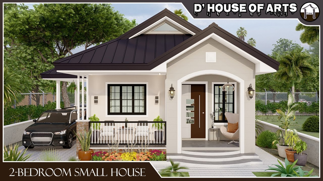 2 BEDROOM | 69 SQM.(6m x 11.5m) | 742 SQFT. | Simple House Design ...