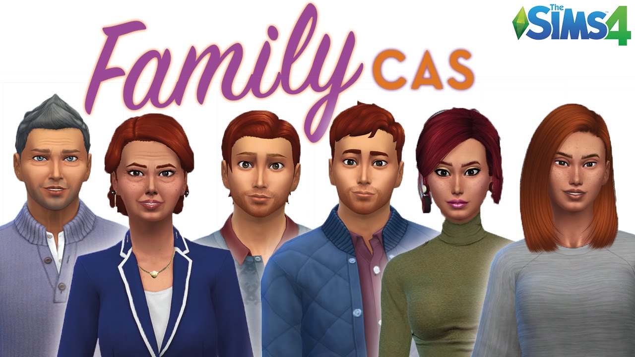 The Sims 4: Create a Sim - A Lovely Family! ♡ - YouTube