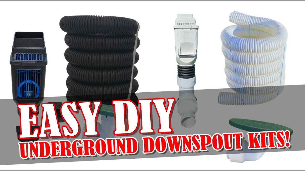 3½ in. Buried Underground Downspout Kit for DIYers