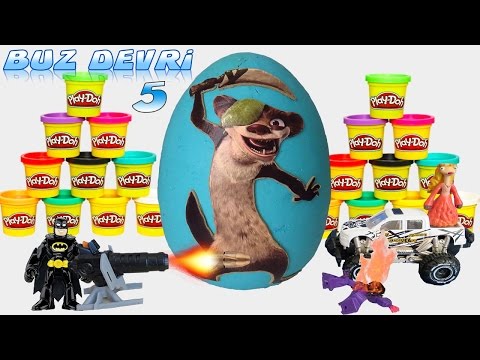 Buz Devri 5 Sürpriz Yumurtası ve Winx Club Disney Cars MLP Oyuncakları
