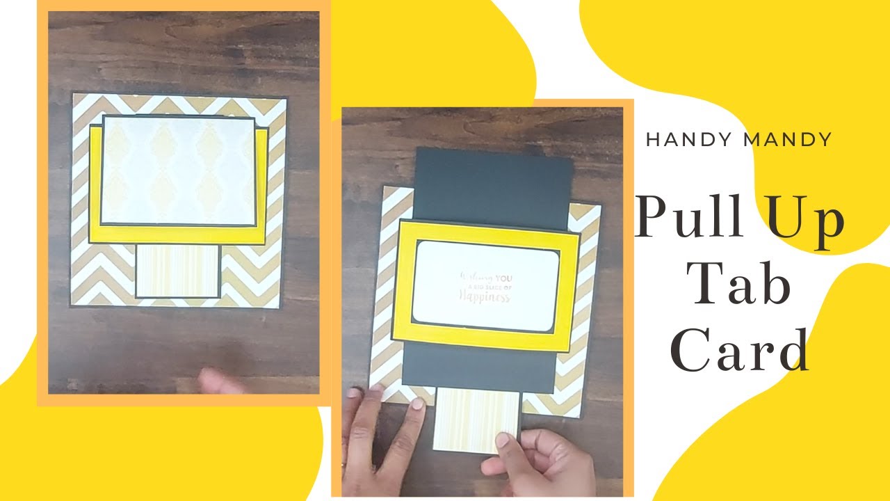 Pull Up Tab Card || Hide And Seek Card || Pop Up Card || Scrapbook Page ...