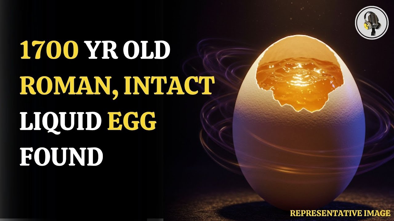 Ancient Roman Egg Found with Liquid Still Intact - YouTube