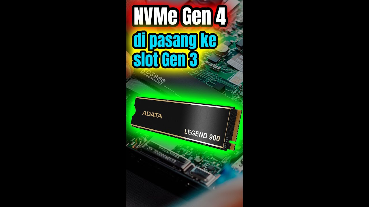 NVMe Gen 4 di pasang ke Mobo Pcie Gen 3, Emang Boleh? - YouTube