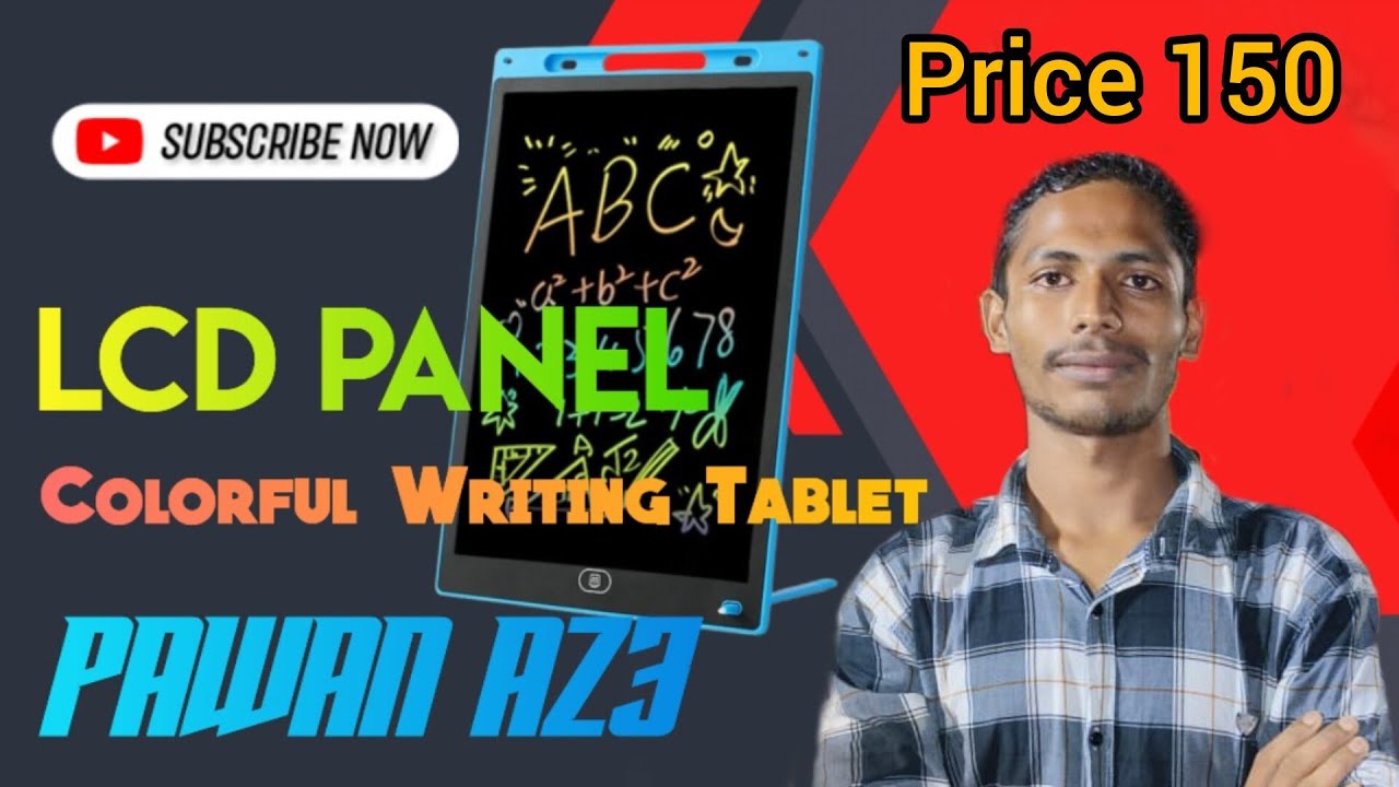 LCD Panel Colorful Writing Tablet [ Digital Led Panel ] Pawan Az3 - YouTube