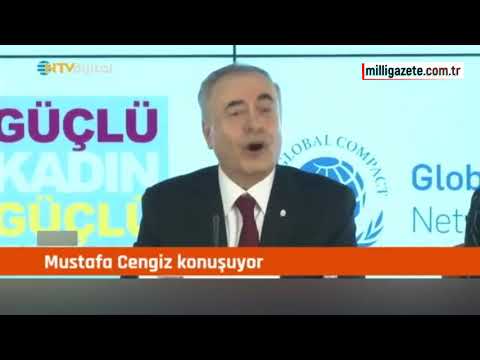 Galatasaray Başkanı Mustafa Cengiz Fetih suresi ayet okudu